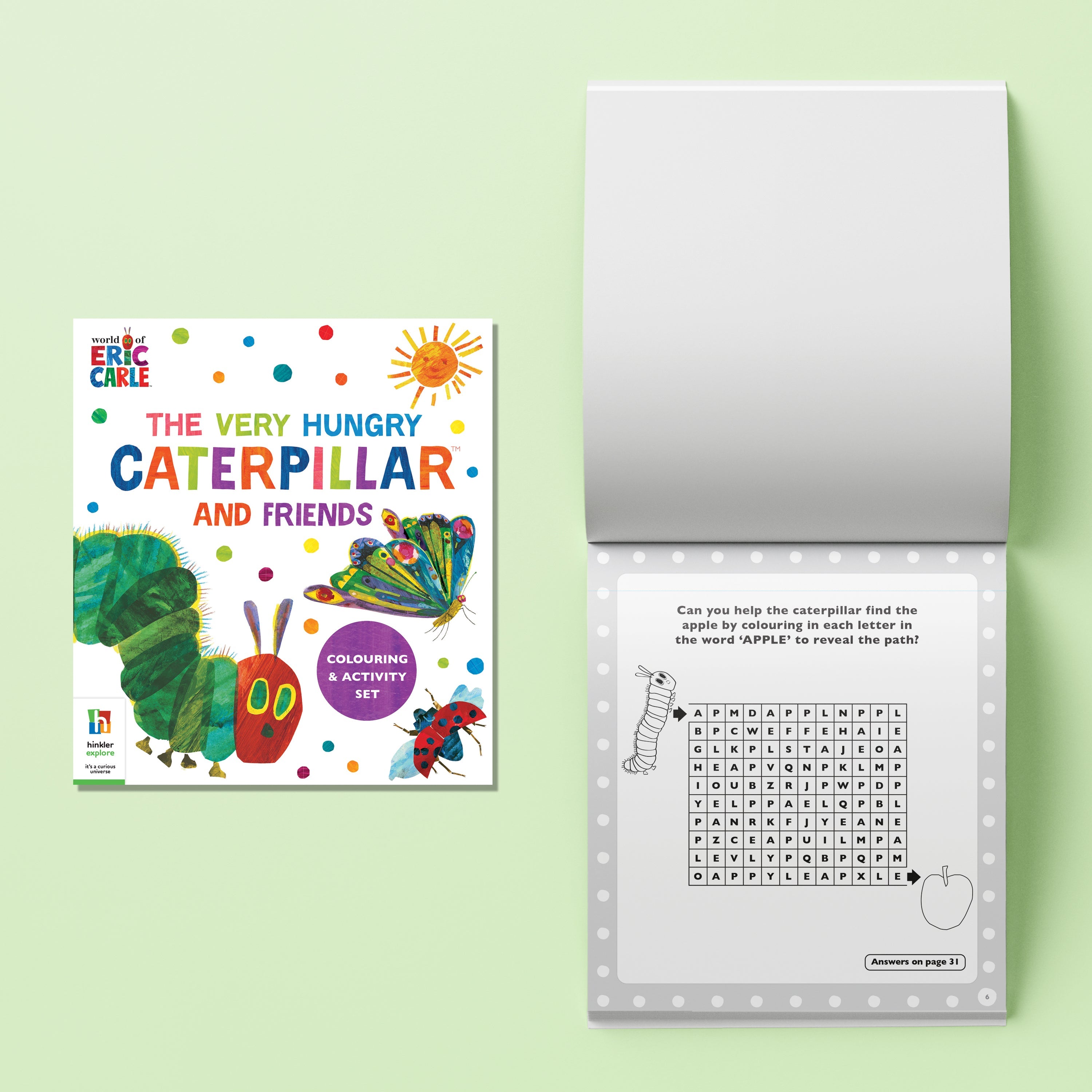 5-Pencil Set: The Very Hungry ColouringÃ‚Â & Activity Kit