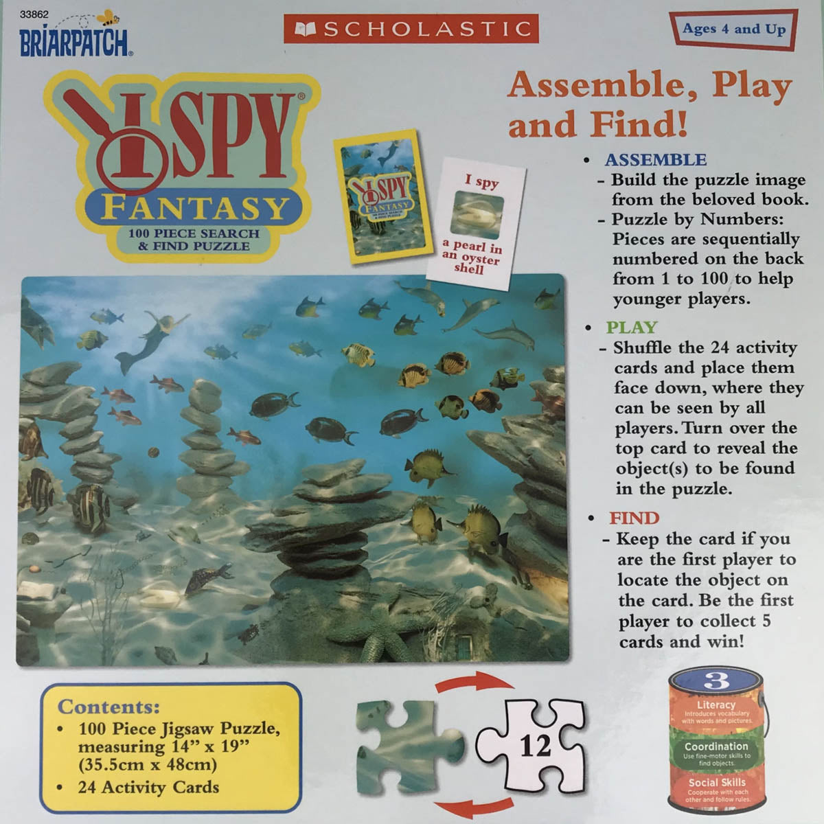 I Spy® Fantasy 100pc Search & Find Puzzle Game