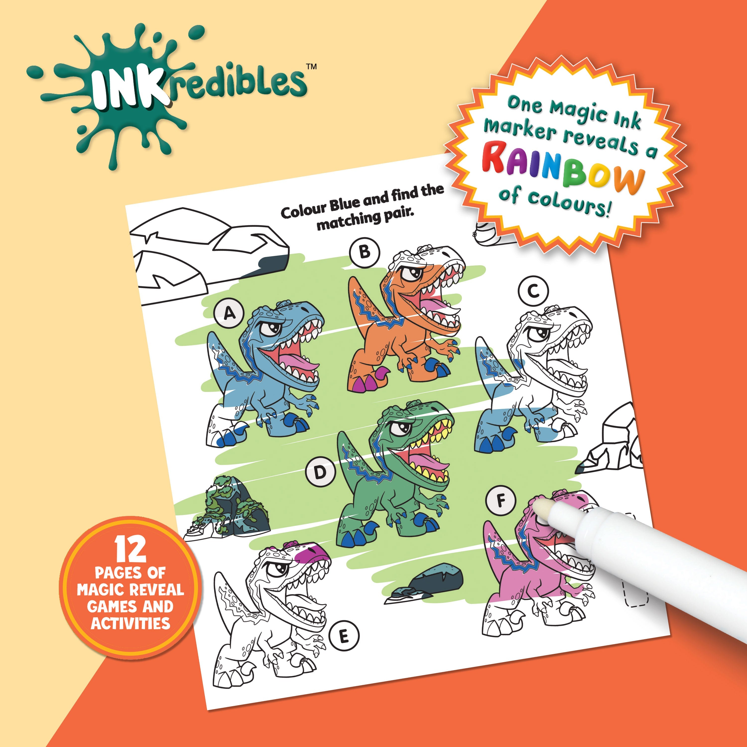 Inkredibles Magic Ink Jurassic Park