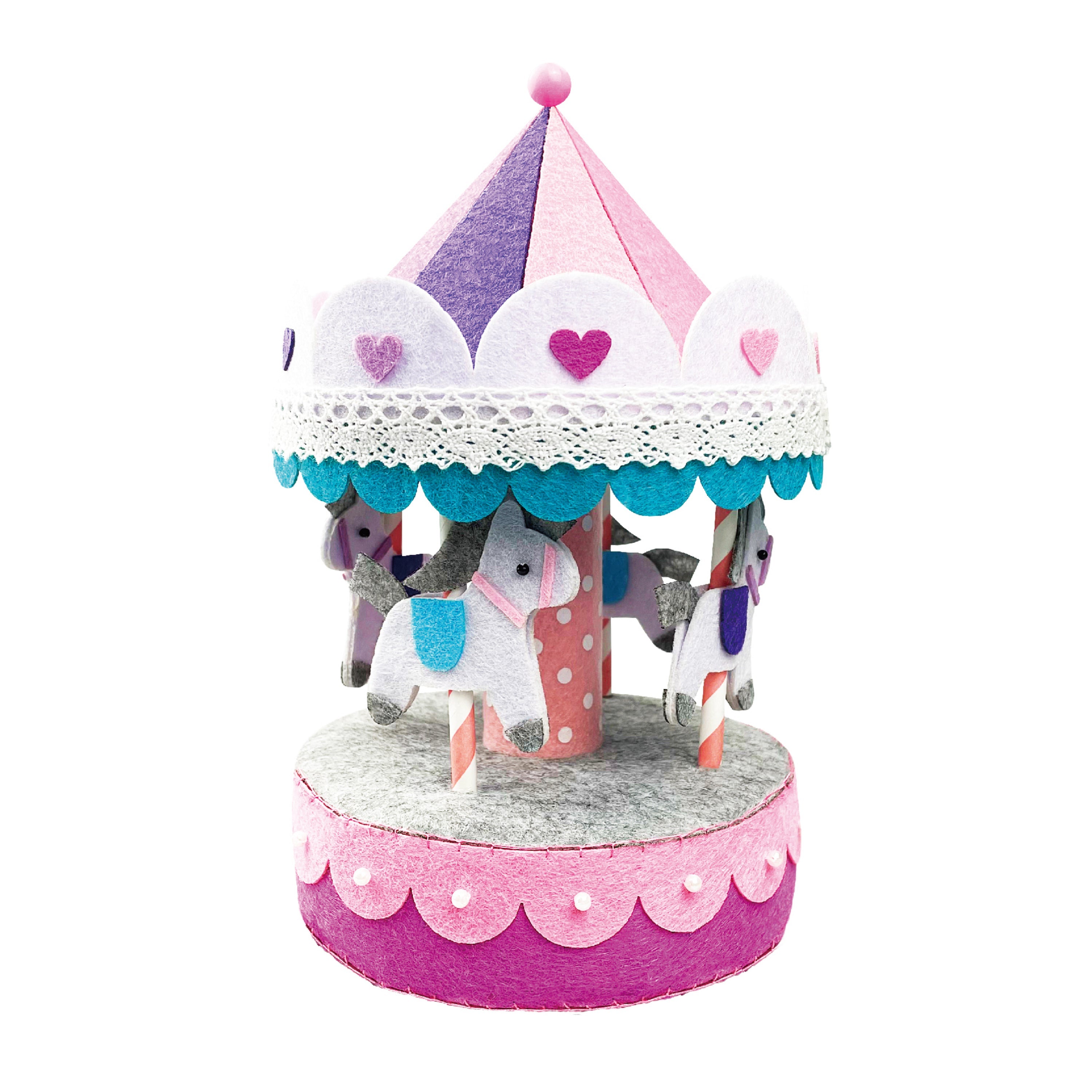 Jeanny Craft Pretty Carousel Music Box