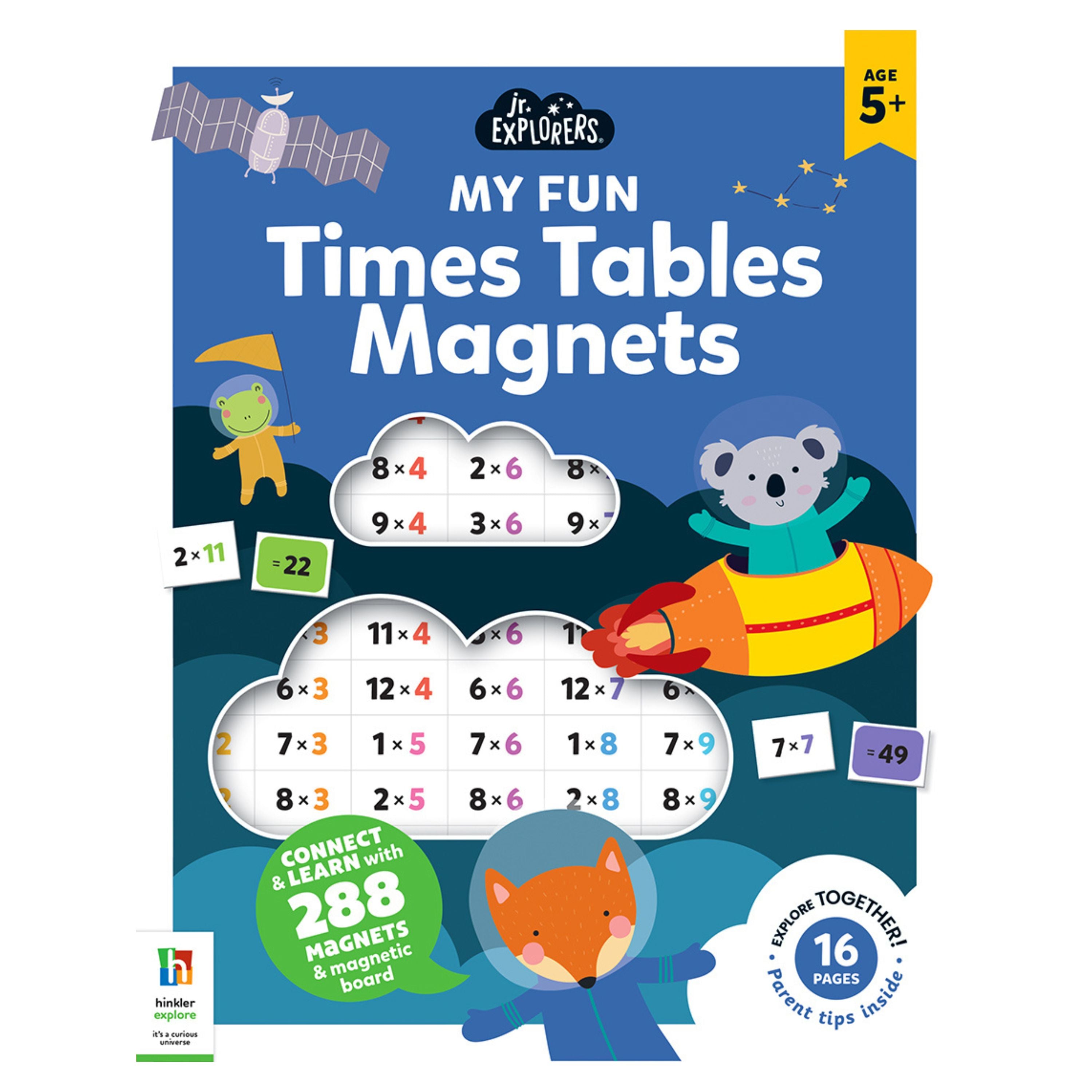 Junior Explorers Magnetic Books: Times Tables