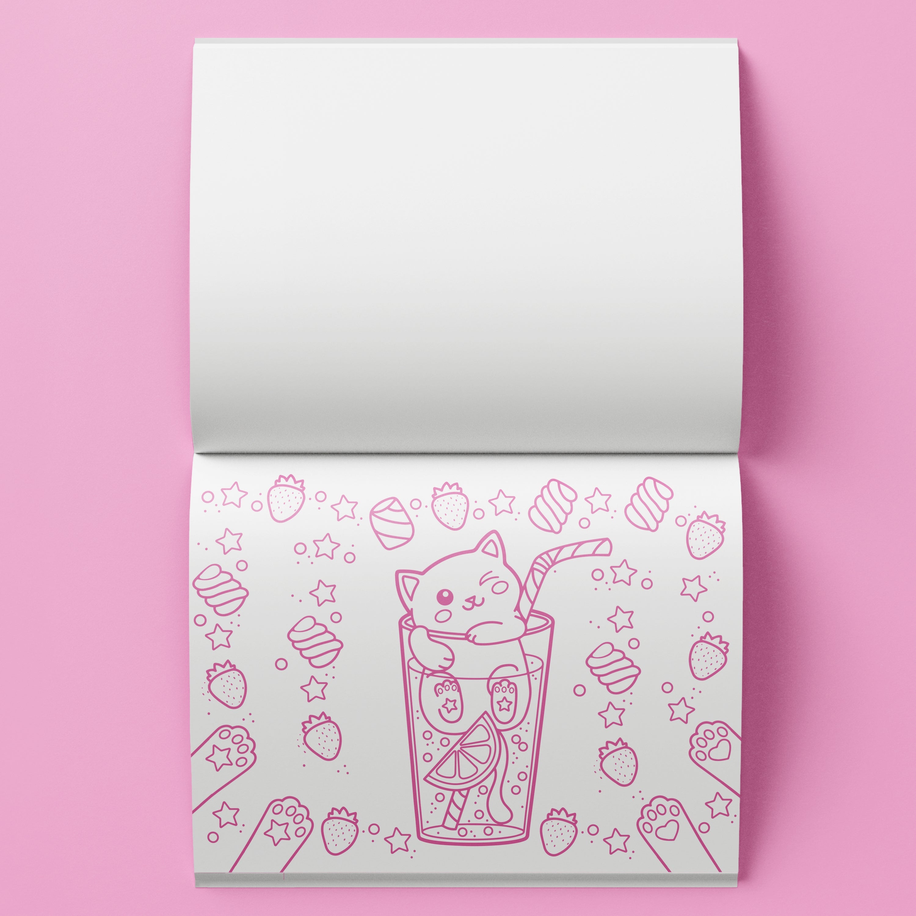 Kaleidoscope Lap Desk Colouring Set Sweet Treats