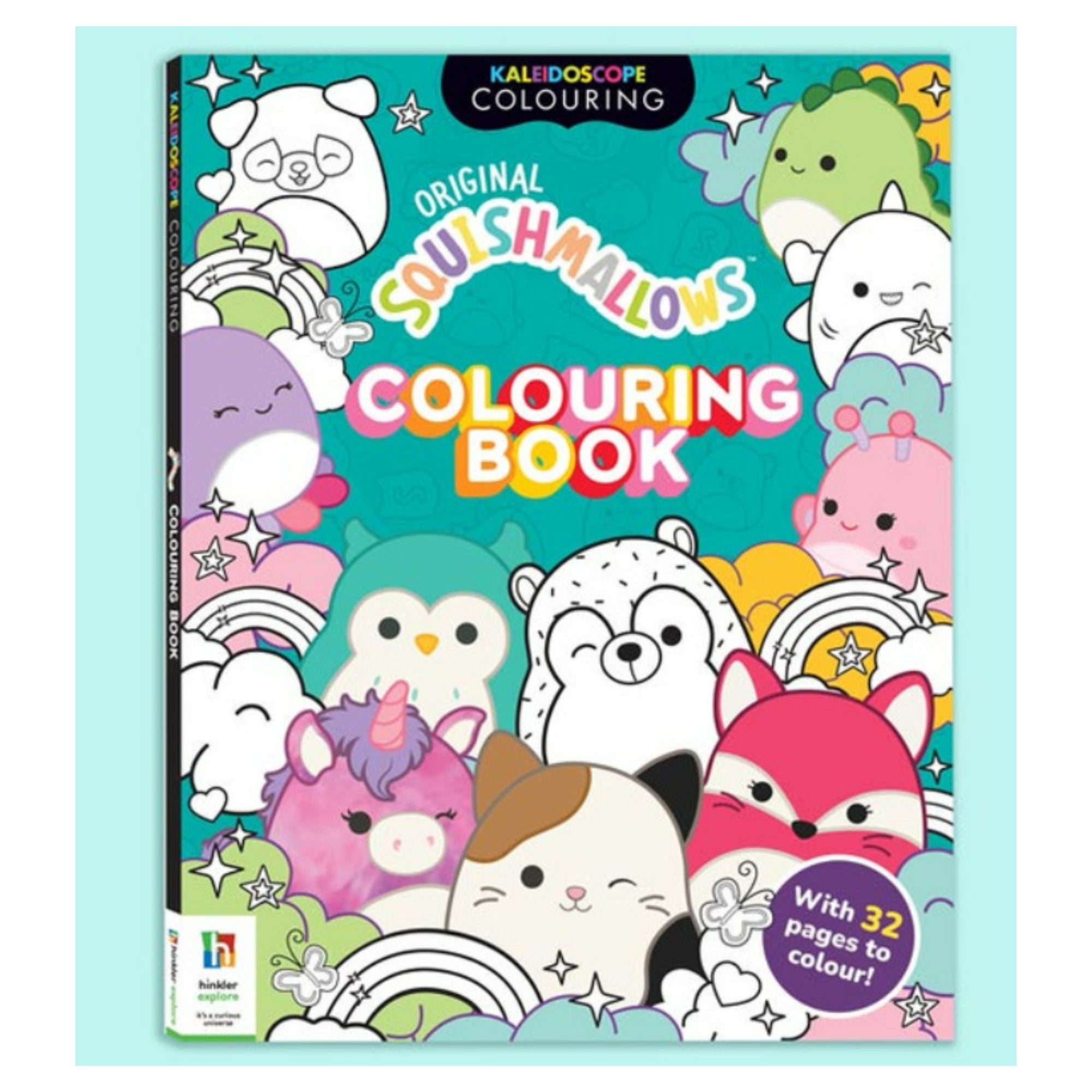 Kaleidoscope Squishmallows Colouring Book Tutti Frutti