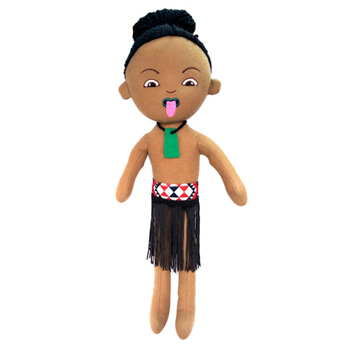 NZ Soft Doll Kapa Haka Boy 40cm