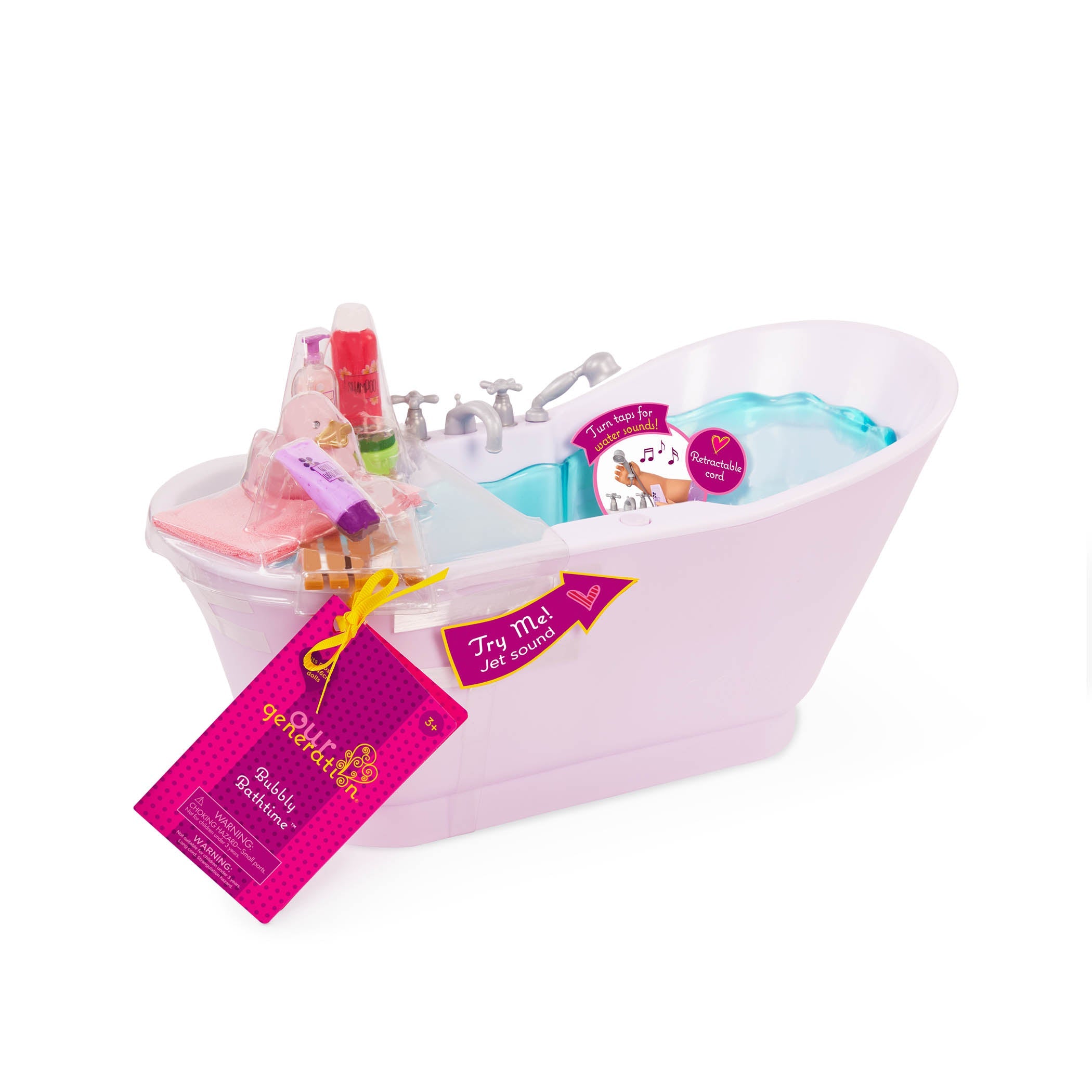 Our Generation Deluxe Bathtub set