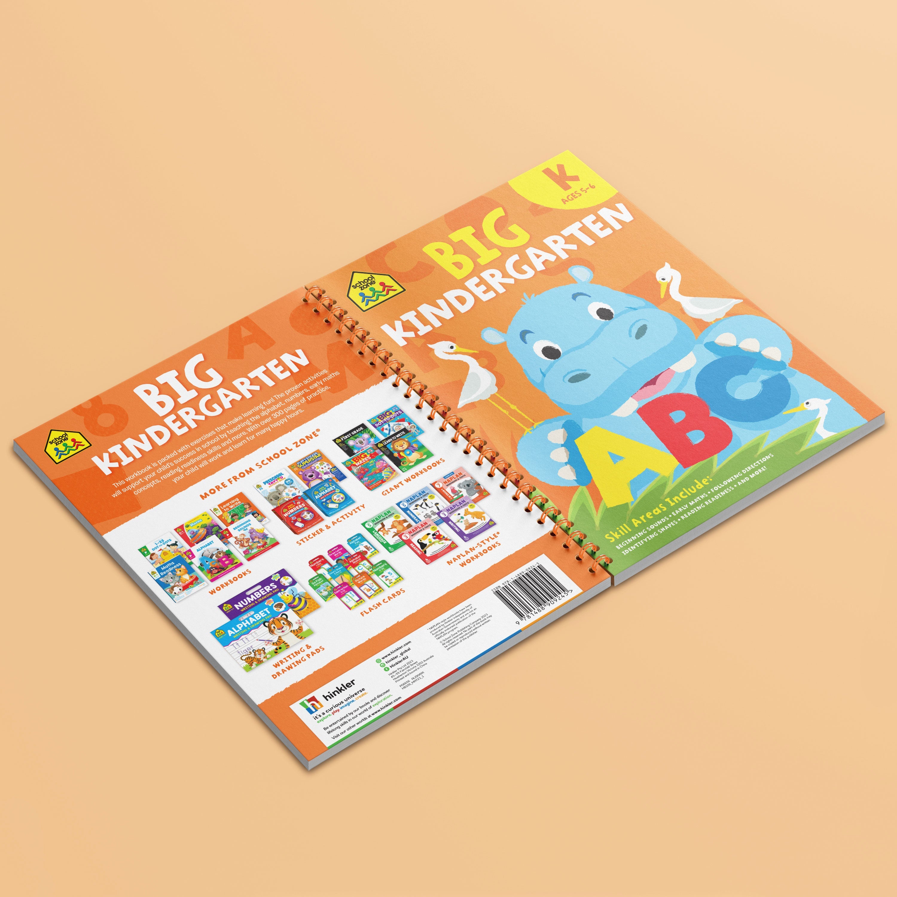 School Zone Big Kindergarten Workbook