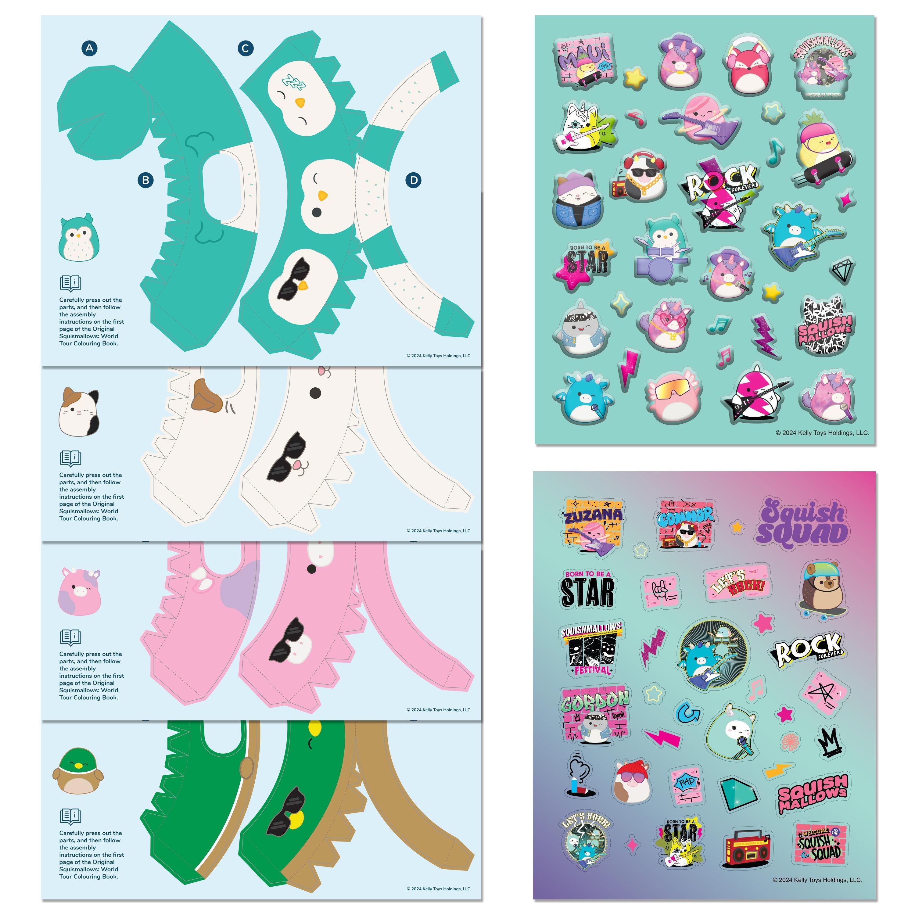 Squishmallows Creative Colouring and Activity Set