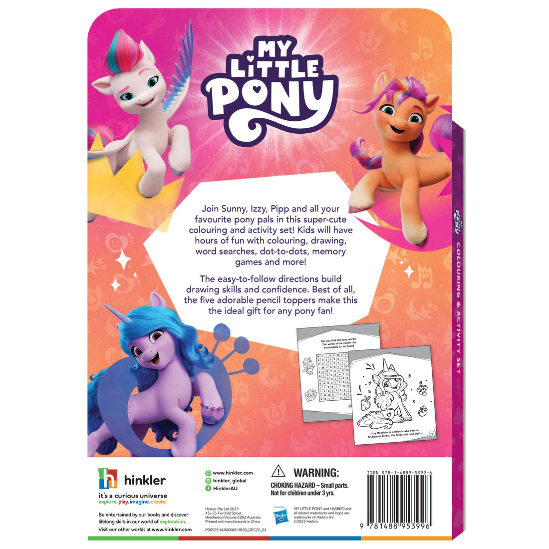 5-Pencil Set: My Little Pony Colouring & Activity Kit