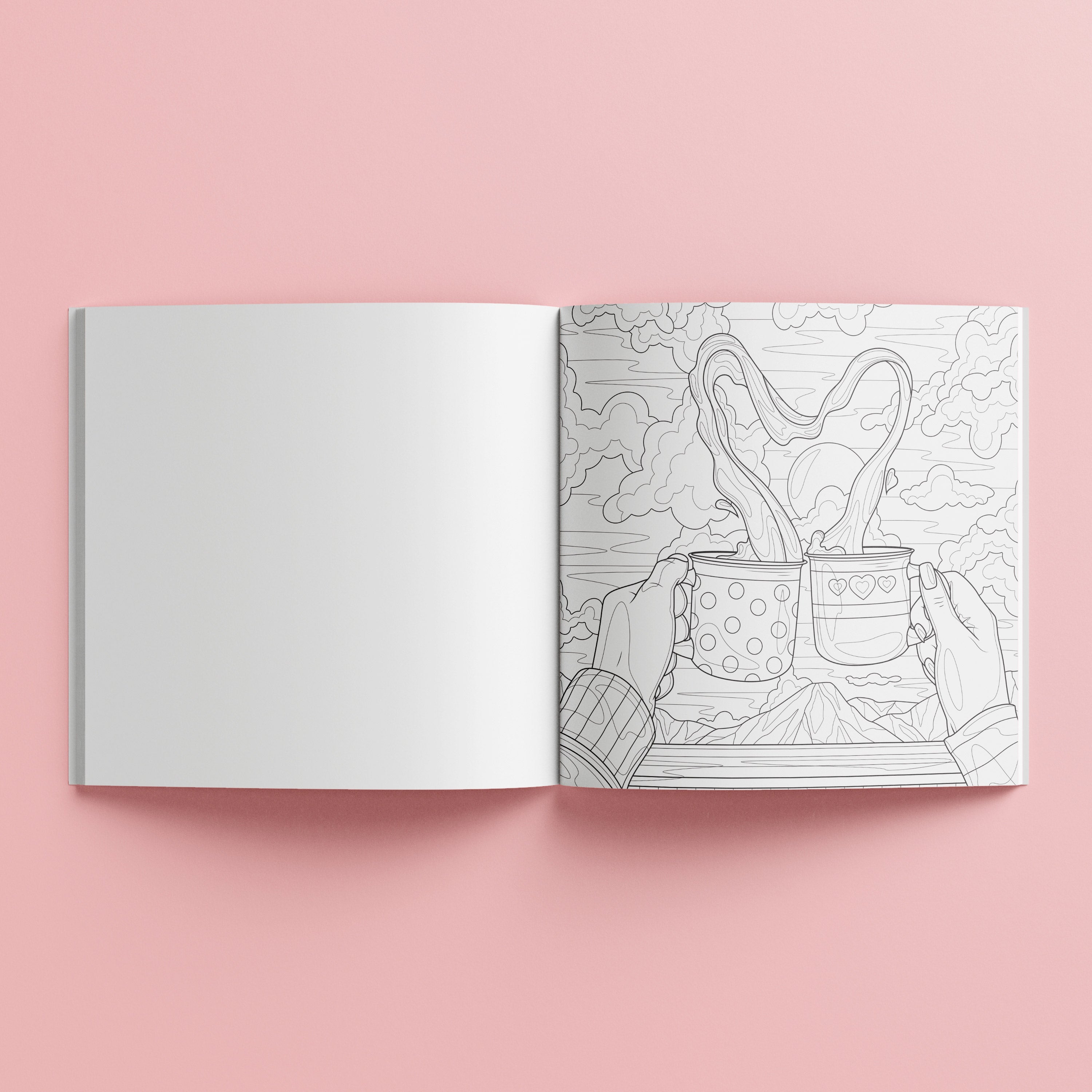 Art Maker Merry and Bright Colouring Book
