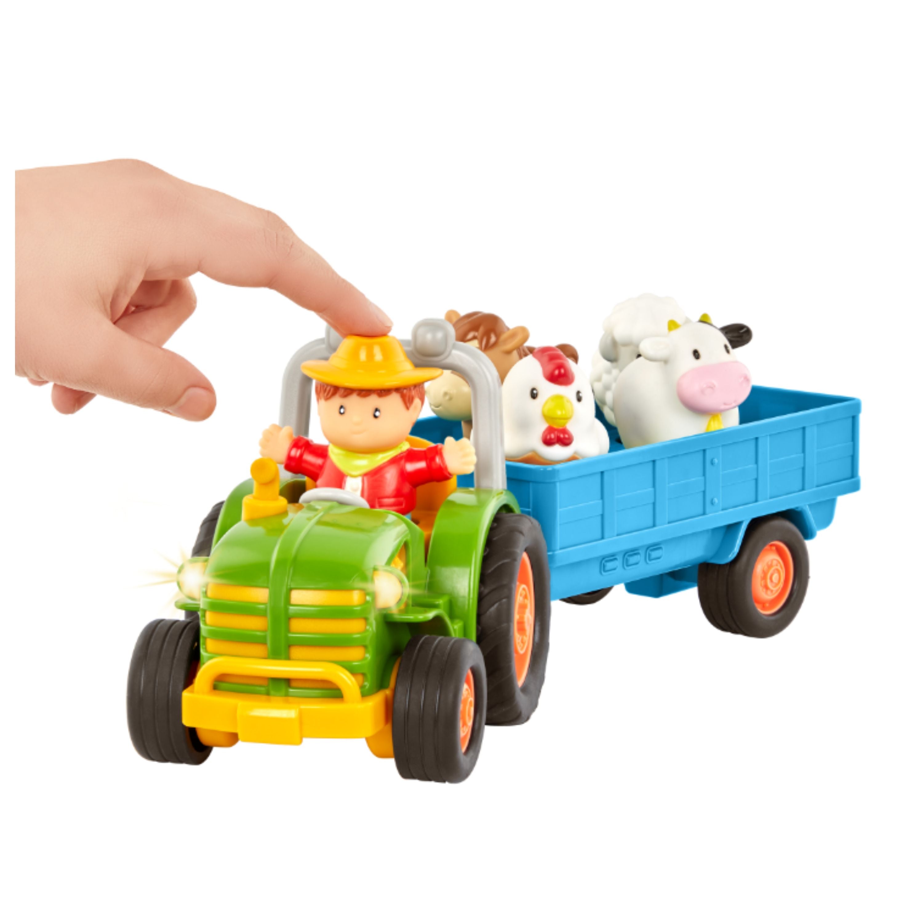Battat Lights & Sounds Tractor with Animals