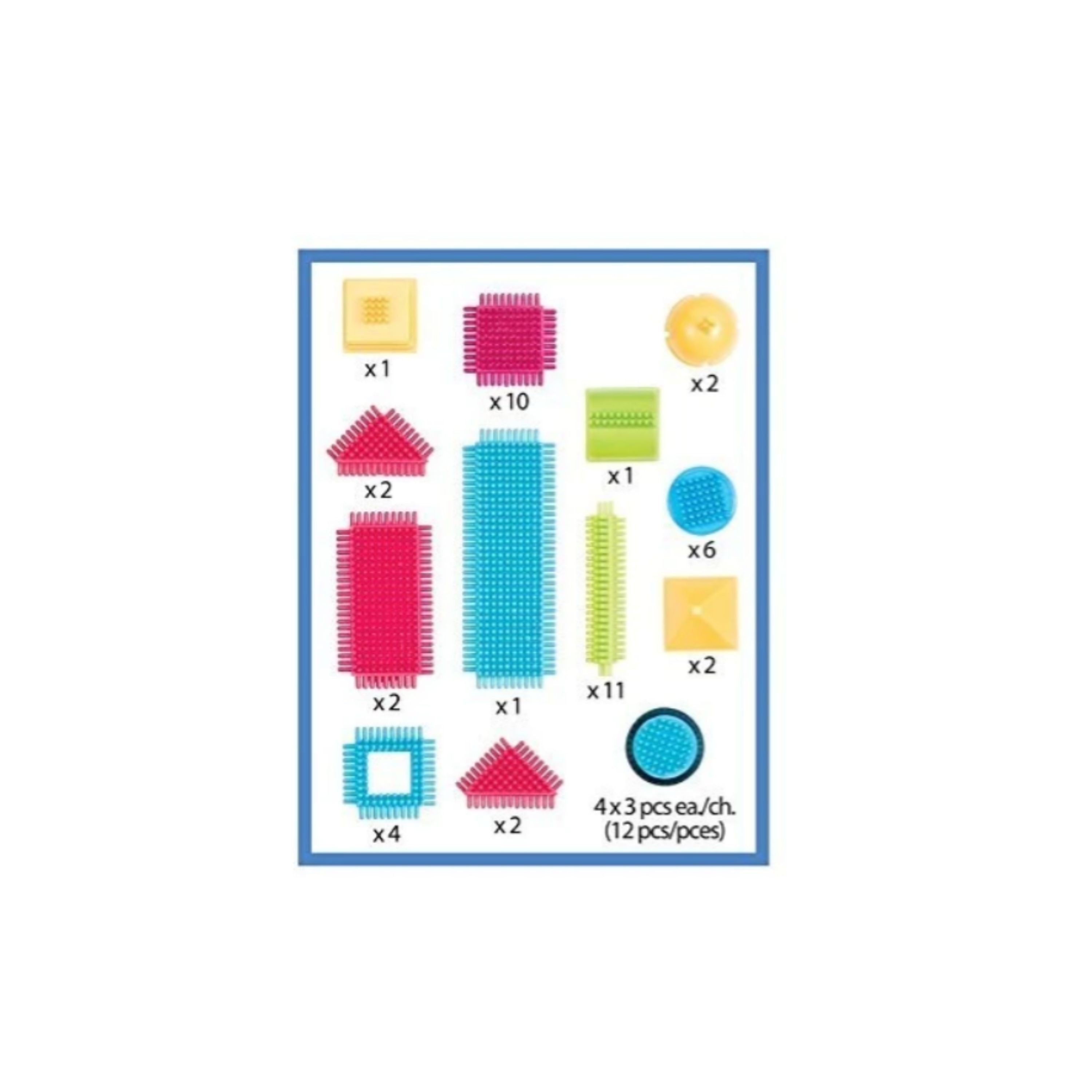 Bristle Blocks Basic Builder Box 56pc