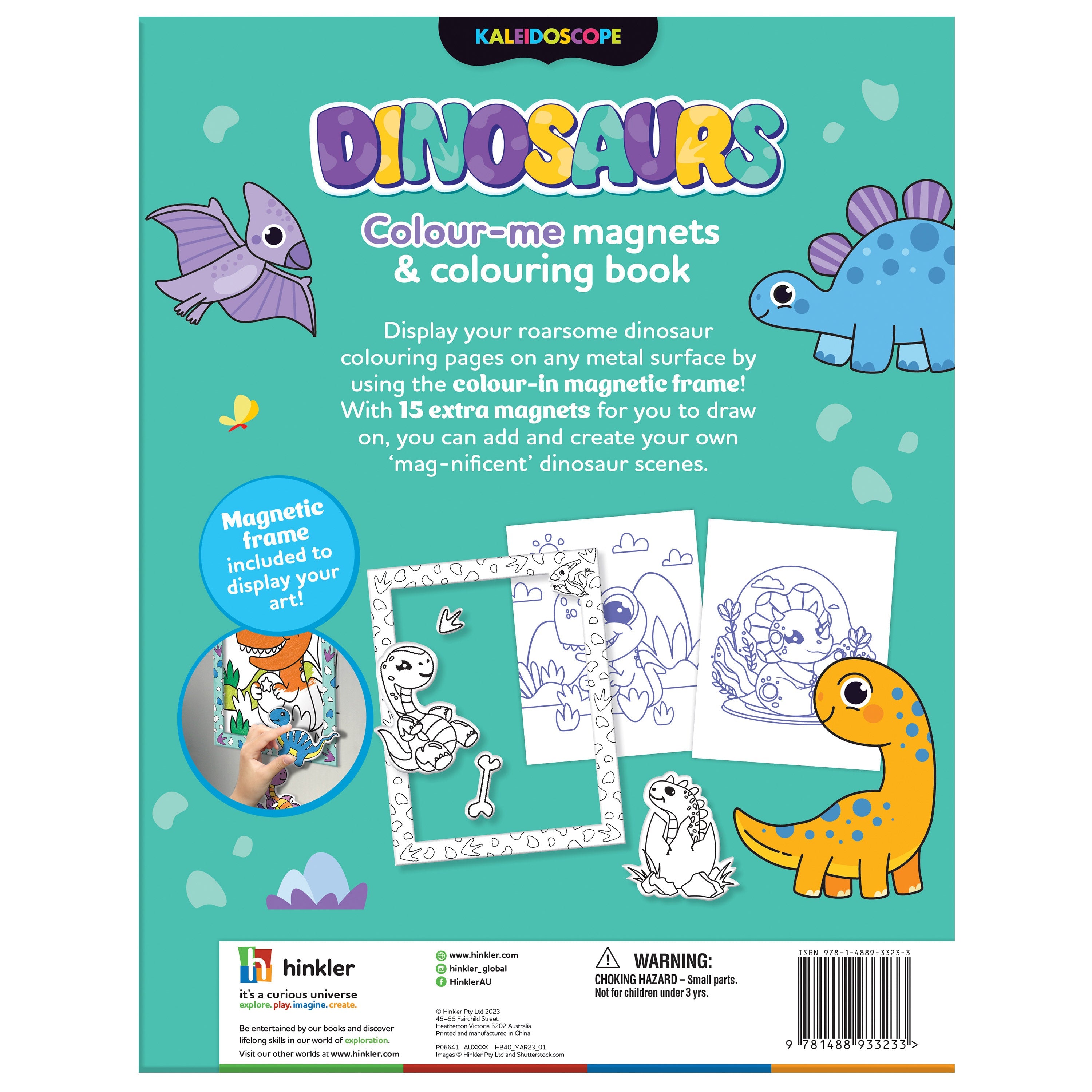 Colour-Me Magnets: Dinosaurs