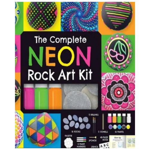 Craft Maker Classic Neon Rock Art Kit