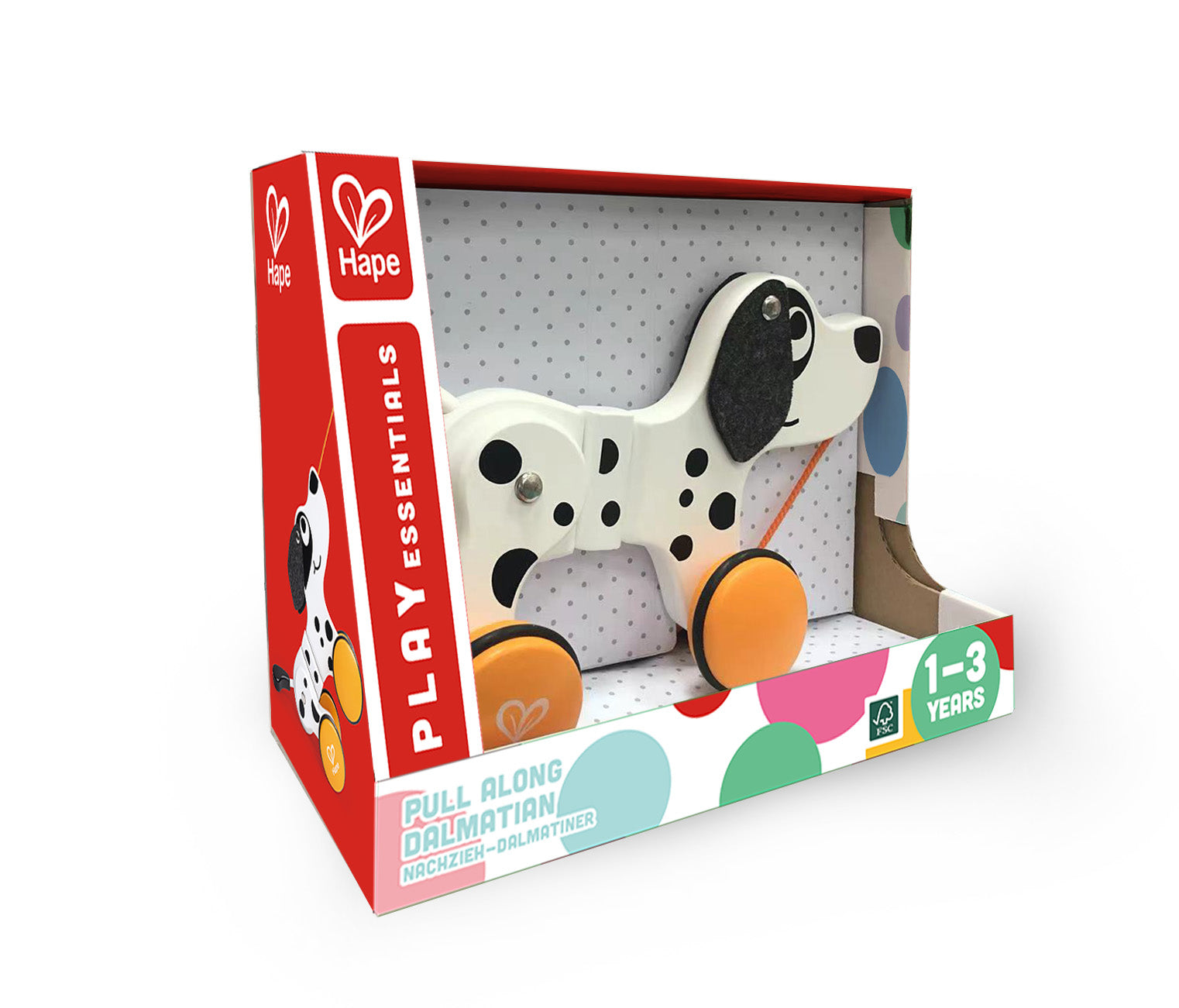 Hape Pull Along Dalmatian