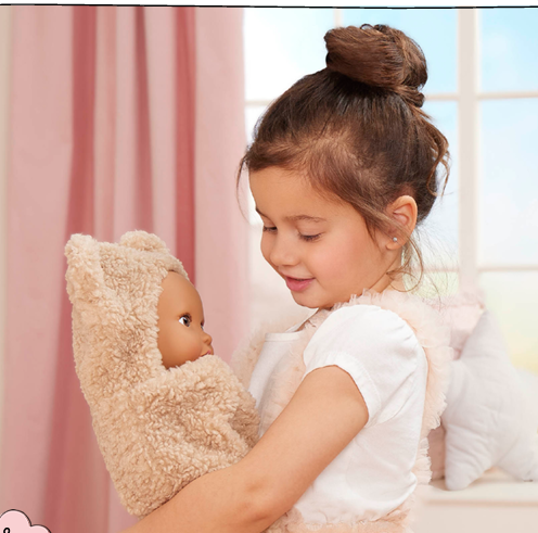 Lullababy 14" Baby Doll w/ Outfit & Cuddler