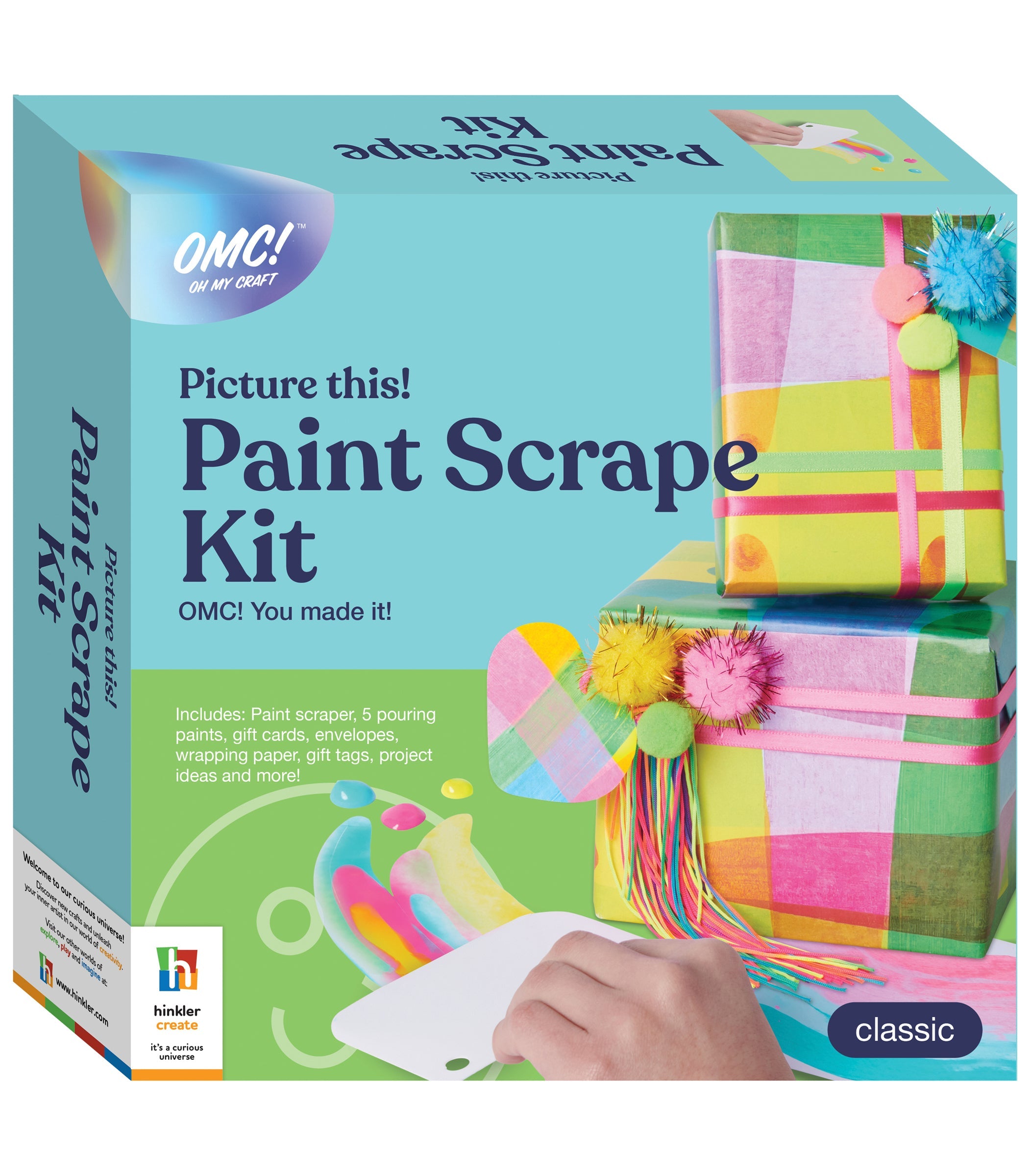 OMC! Picture This Paint Scrape Art Kit
