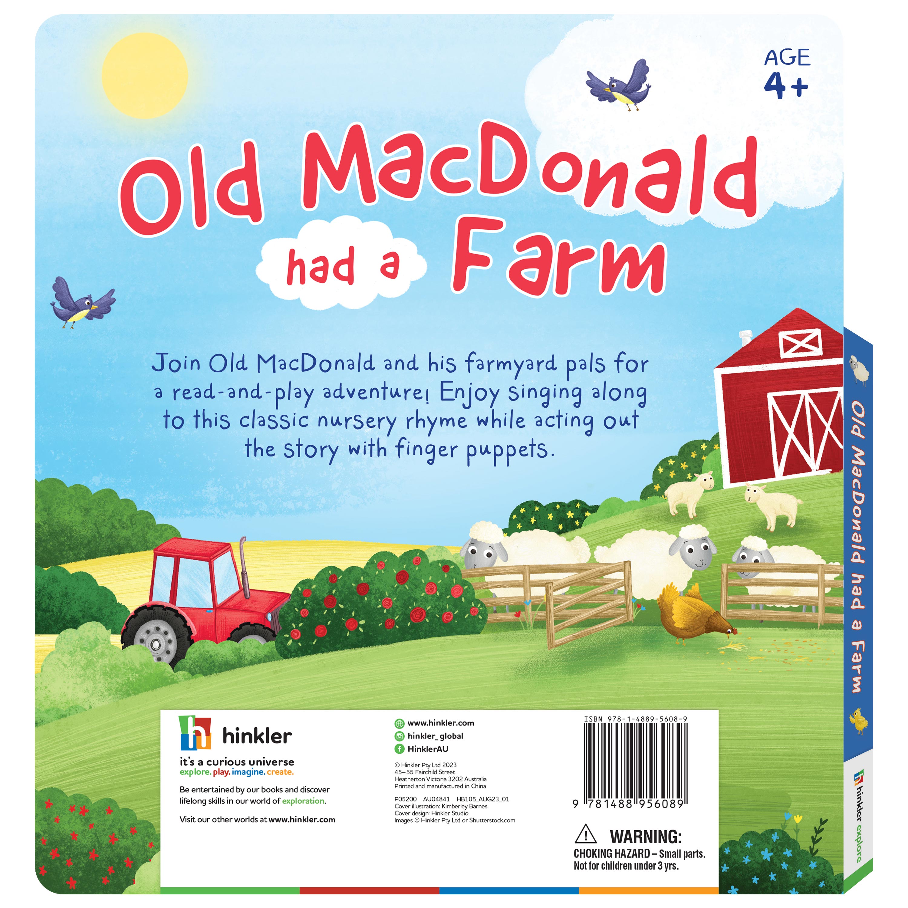 Old MacDonald Had a Farm Finger Puppet Book