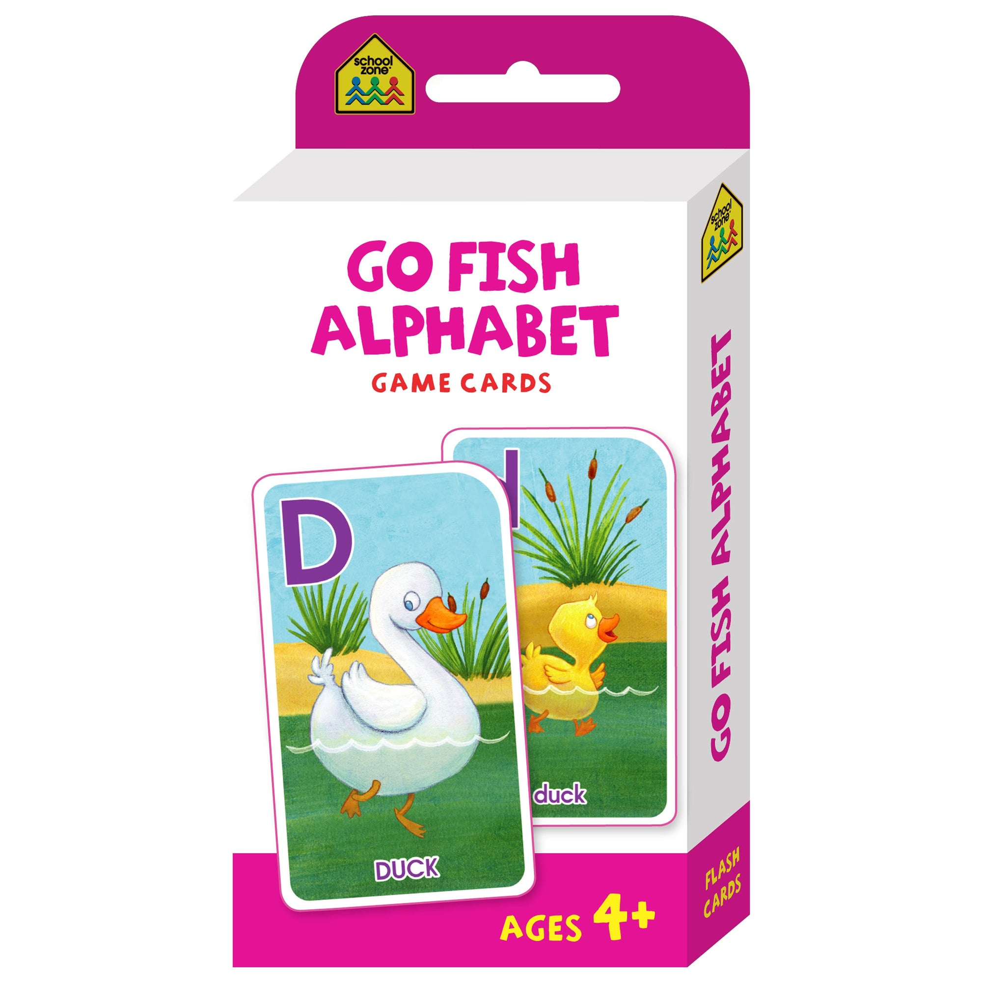School Zone Flash Cards Go Fish Alphabet